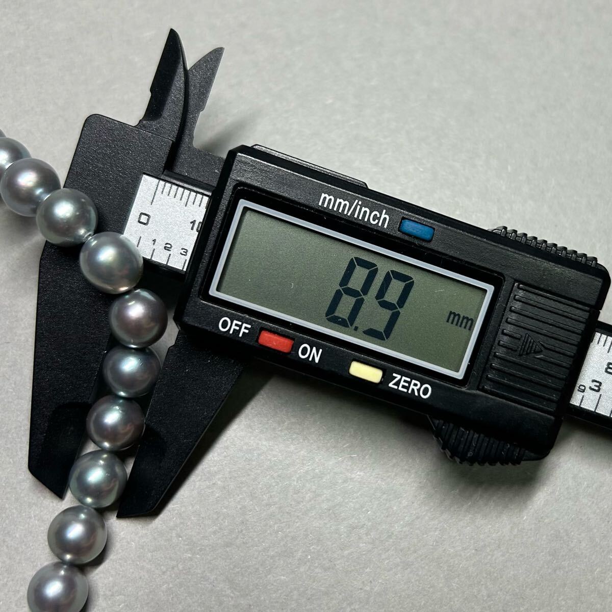 Yahoo!オークション - アコヤ真珠 パール ネックレス SILVER刻印 約8.4...