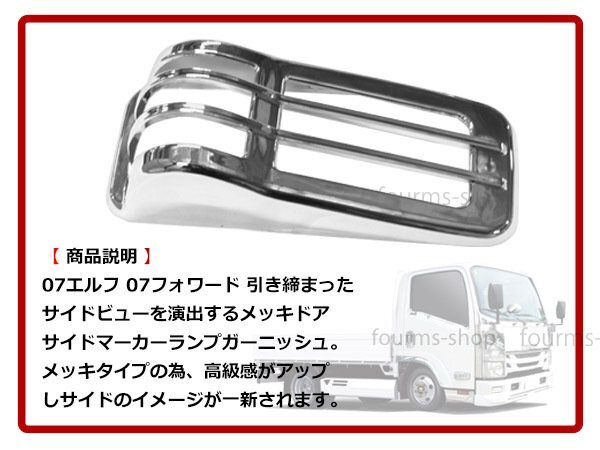 Yahoo!オークション - いすゞ 07フォワード 4t H19/7～ メッキ ドア サ...