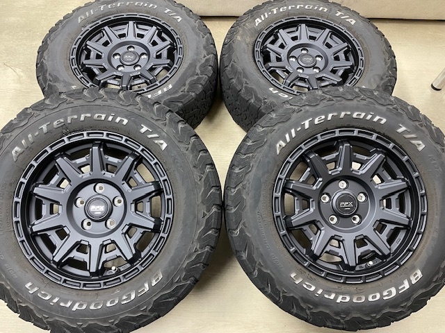 ホイール PPX D10X 16インチ 7J +35 PCD114.3-5H× タイヤ BFグッドリッチKO2 235/70R16 ホワイトレター デリカD:5 RAV4(ラジアルタイヤ ...