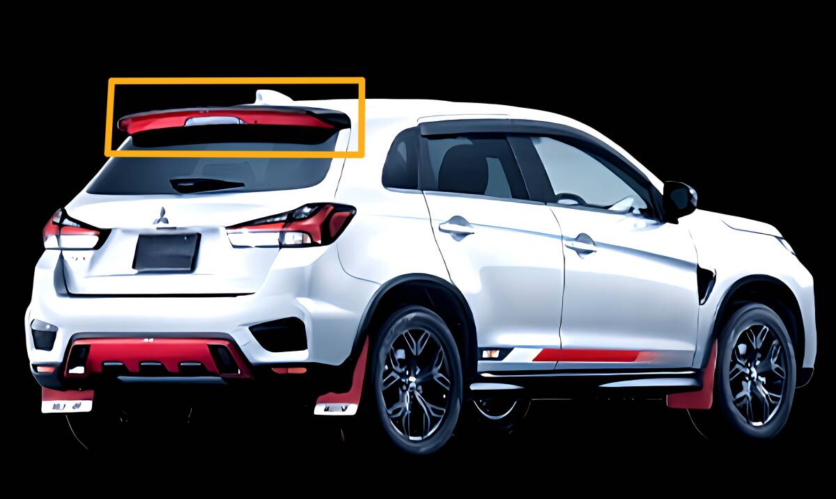 Yahoo!オークション - 未使用 純正 三菱 MITSUBIHI テールゲートスポイ...