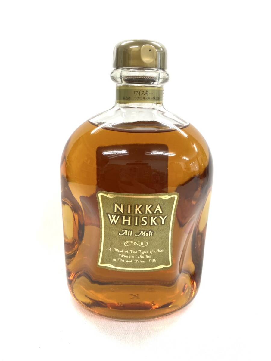 Yahoo!オークション - 2294 H0704-50 NIKKA WHISKY ALL MALT ニッカ ウ...