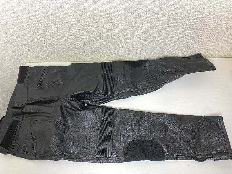Yahoo!オークション - 送料無料 SOMMY バイクパンツ PUレザー レースパ...