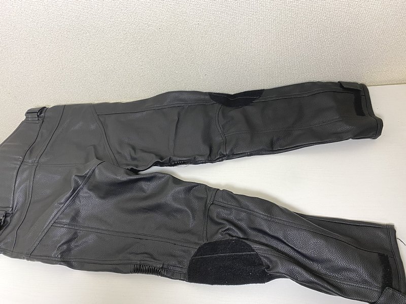 Yahoo!オークション - 送料無料 SOMMY バイクパンツ PUレザー レースパ...