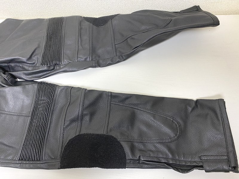 Yahoo!オークション - 送料無料 SOMMY バイクパンツ PUレザー レースパ...