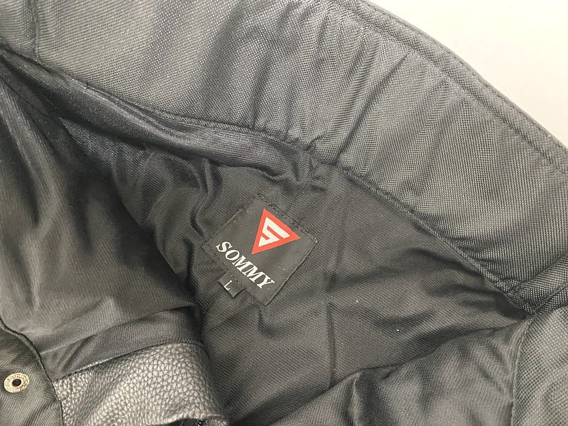 Yahoo!オークション - 送料無料 SOMMY バイクパンツ PUレザー レースパ...