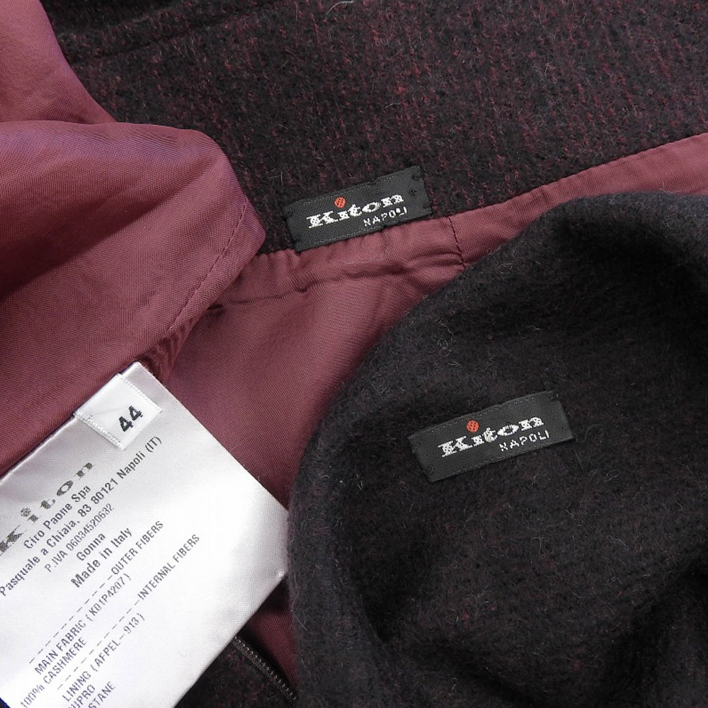 Yahoo!オークション - 超美品 KITON キートン 現行タグ カシミア100% ...