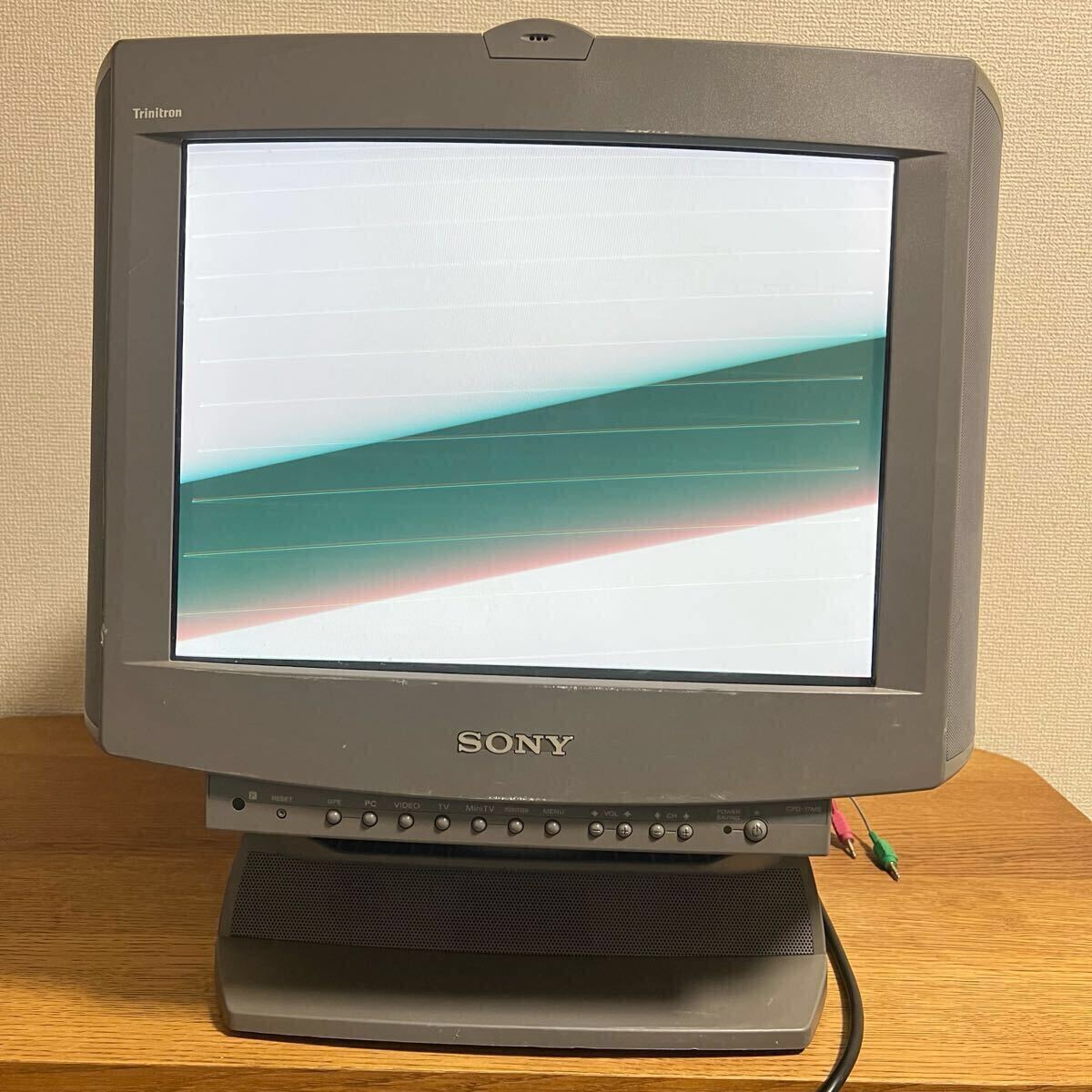 Yahoo!オークション - SONY ソニー トリニトロンカラーCPD-17MS PCもテ...
