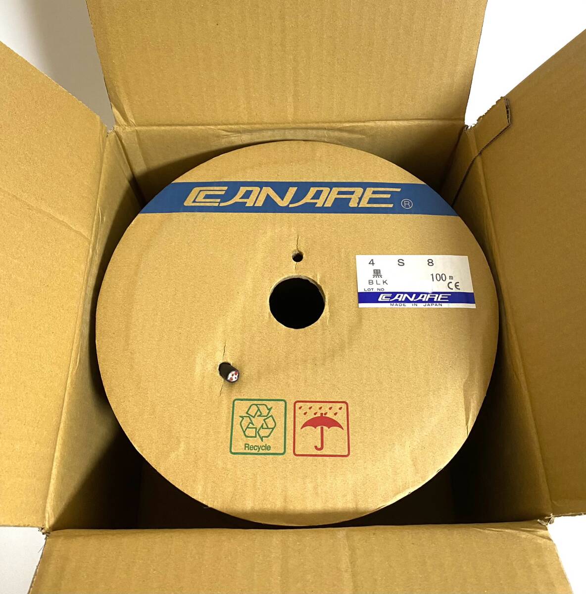 Yahoo!オークション - 未使用品 CANARE 4S8 黒 100m カナレ スピーカ...