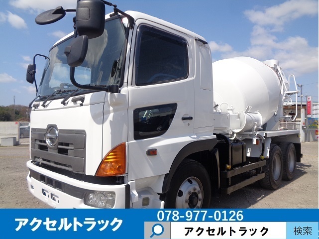 Yahoo!オークション - 10tミキサー車 H20年 日野 プロフィア カヤバ 2...