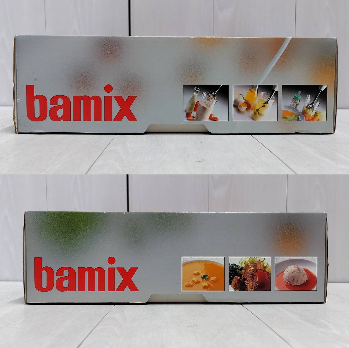 Yahoo!オークション - 未使用 bamix モデル133 ハンドミキサー フード...