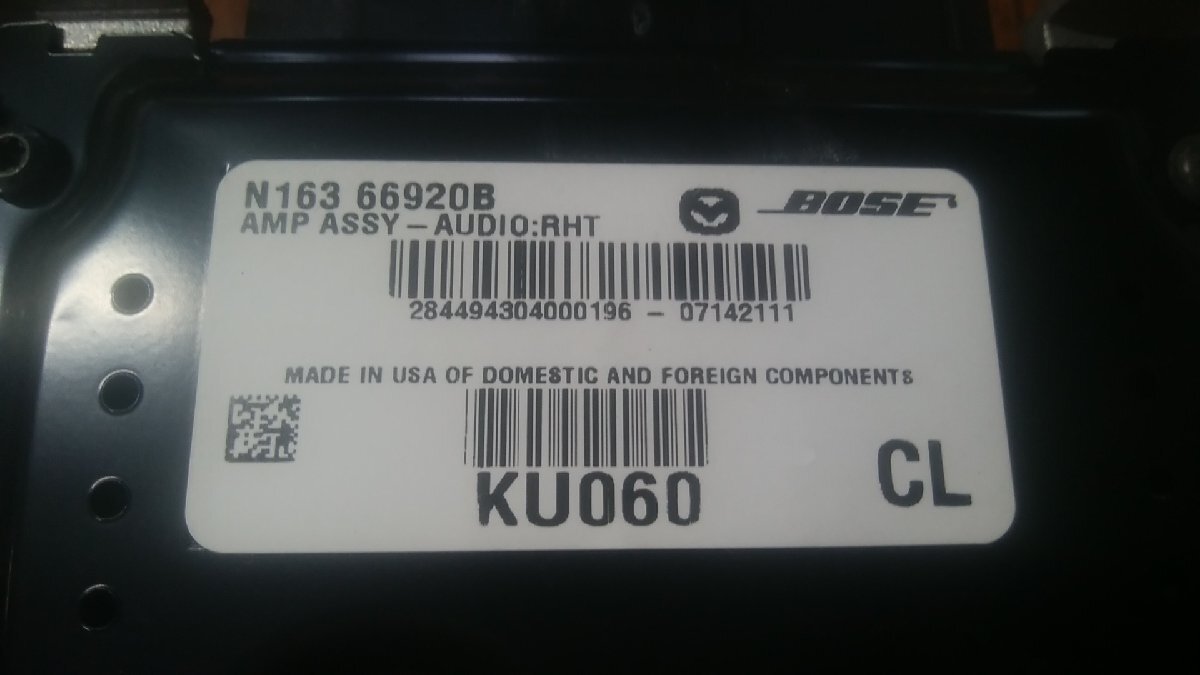 Yahoo!オークション - U#194 ロードスター RHT NCEC 2007年 純正BOSEオ...