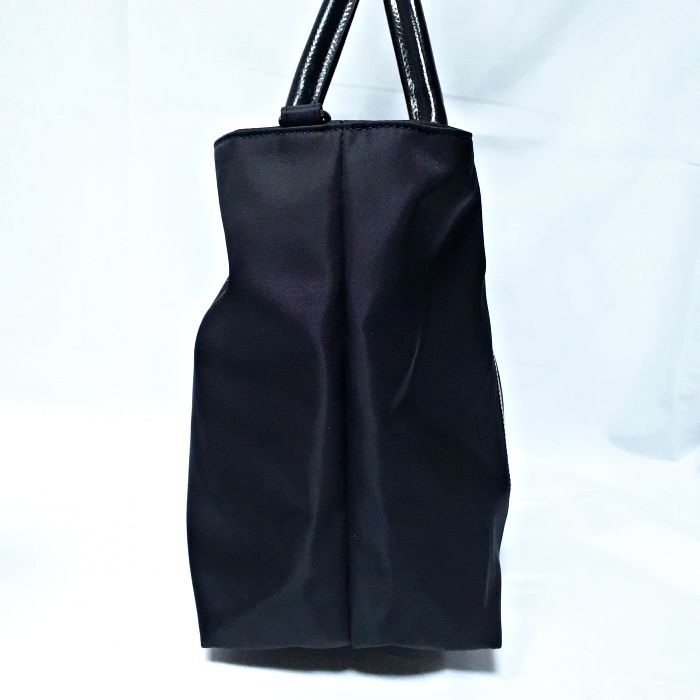 美品 HANAE MORI ハナエモリ 2way ナイロン レザー ショルダー 美品 HANAE MORI ハナエモリ 2way ナイロン レザー ショルダー