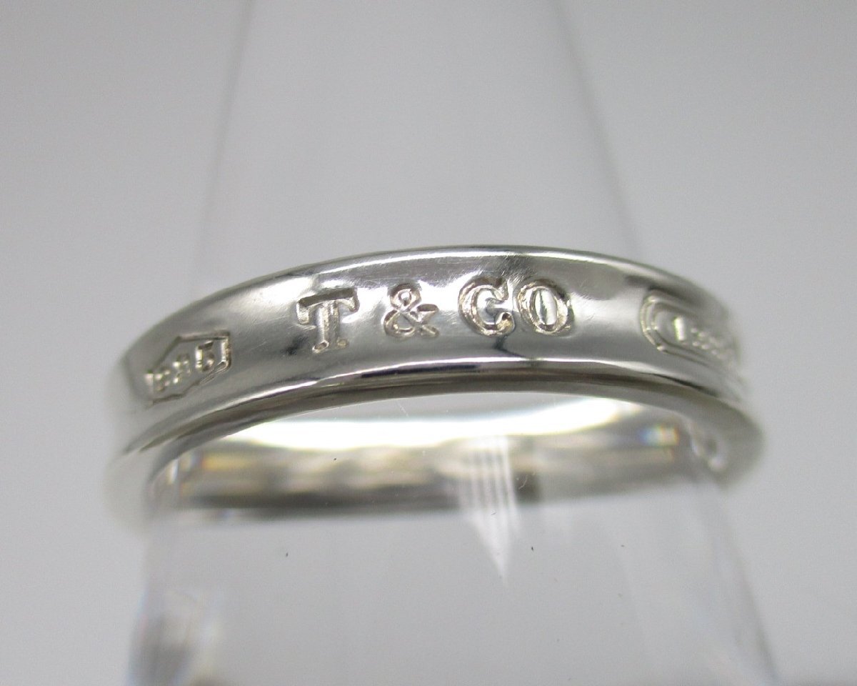 Yahoo!オークション - ティファニー 美品 1837リング ナロー SV925 17...