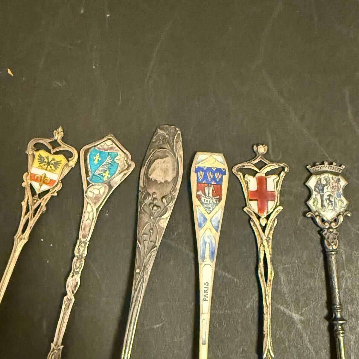 Yahoo!オークション - ED52 シルバー800スプーン6点まとめ/ 銀製/コレ...