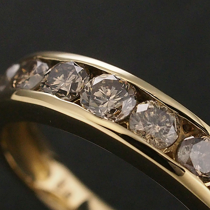 Yahoo!オークション - ダイヤモンド/0.70ct リング K18YG 9号