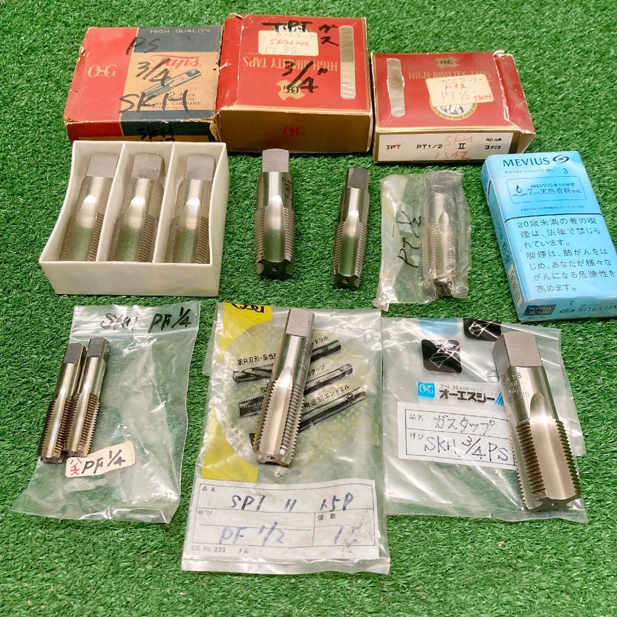 Yahoo!オークション - 巽落m050 ガスタップ SKH PT1/2×2本 PF1/4×2本...