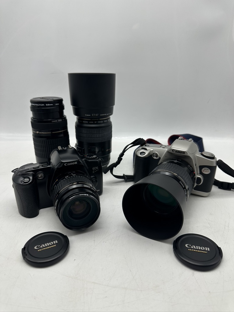 Yahoo!オークション - H1160 Canon キャノン 一眼レフカメラ 2点セット...