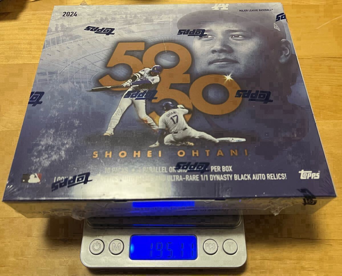 Yahoo!オークション - 195g【新品 未開封】2024 Topps 50/50 大谷翔平 ...