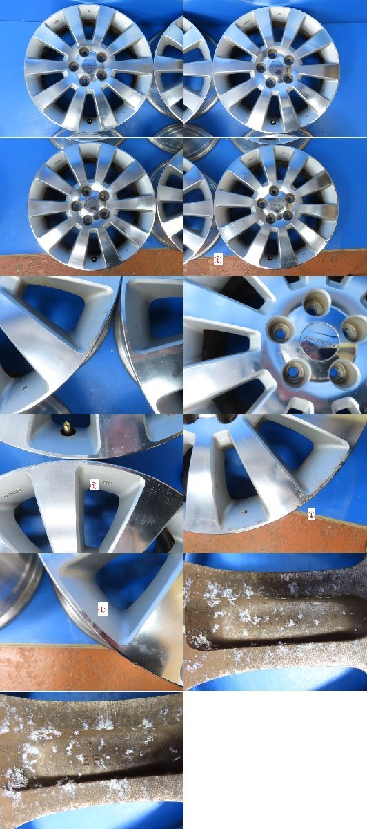 Yahoo!オークション - 日産 ティアナ アクシス J31 17×7J +55 17イン...