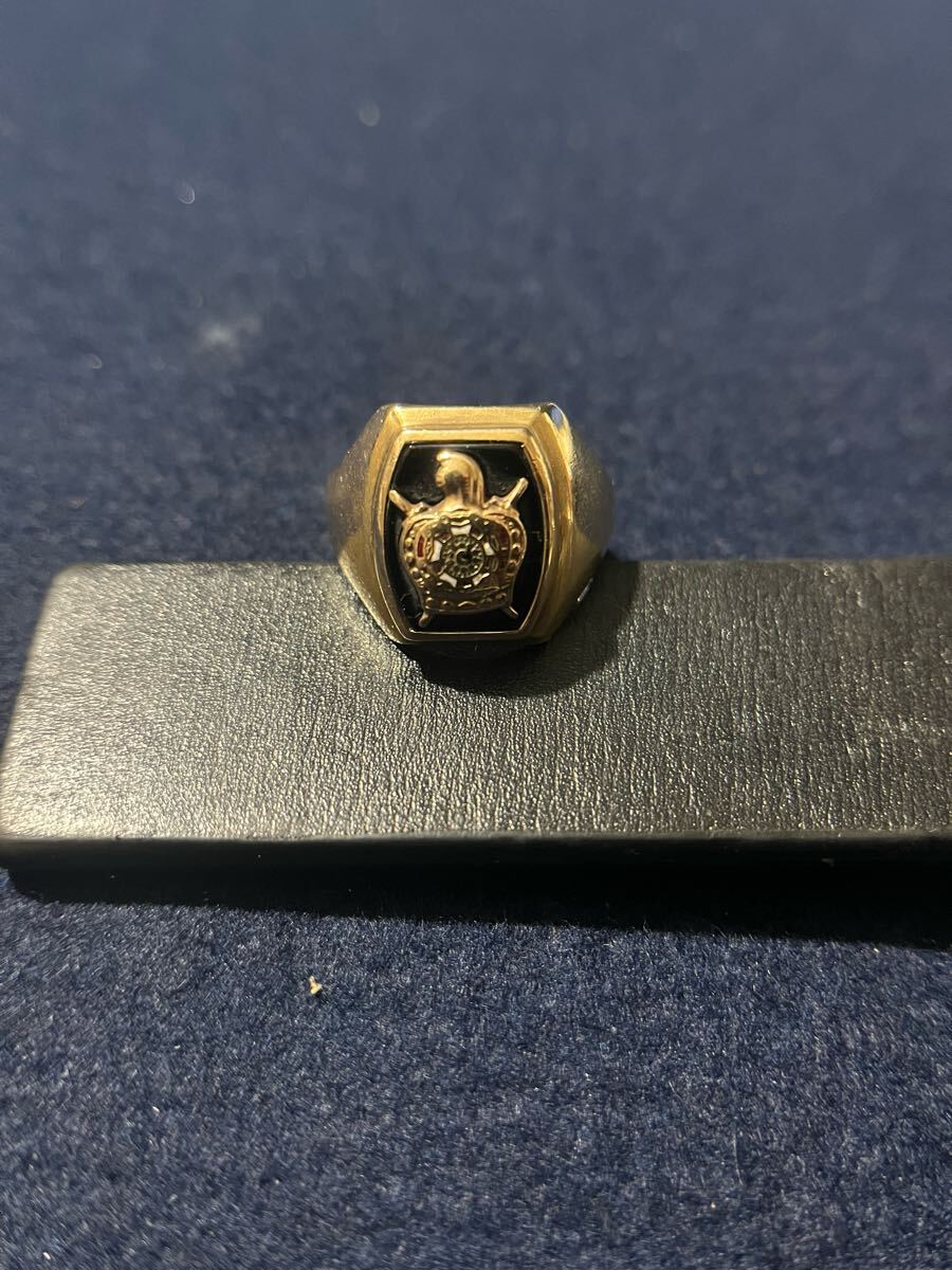 BALFOUR 10K カレッジリング 総重量11.0g 指輪 22号程 BALFOUR 10K カレッジリング 総重量11.0g 指輪 22号程