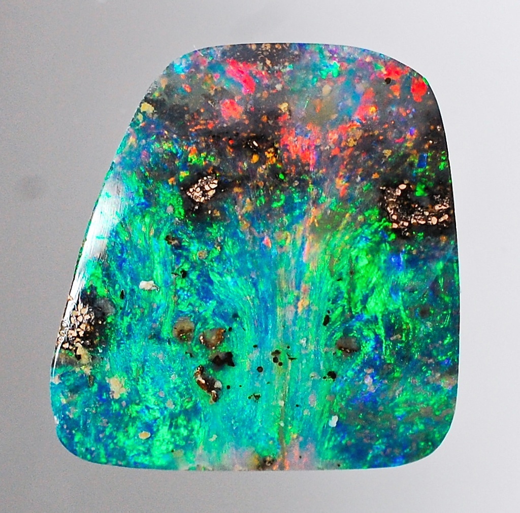 Yahoo!オークション - 【100円～】 天然ボルダーオパール ルース 12.5c...