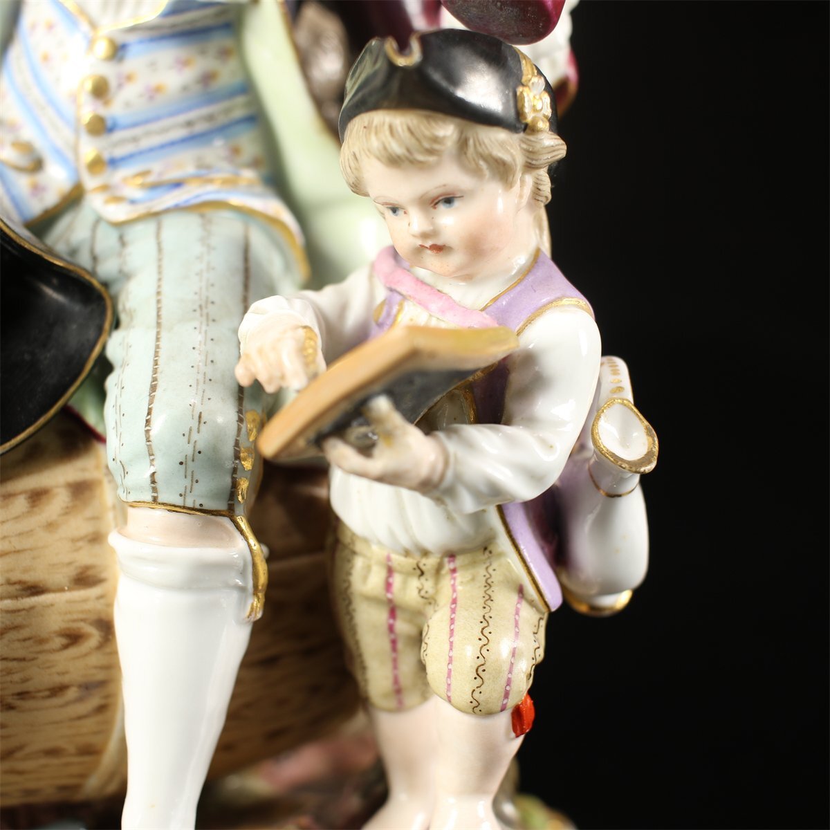 吉】CK513 十八世紀 MEISSEN 【マイセン】 古い色絵 磁器人形 吉】CK513 十八世紀 MEISSEN 【マイセン】 古い色絵 磁器人形