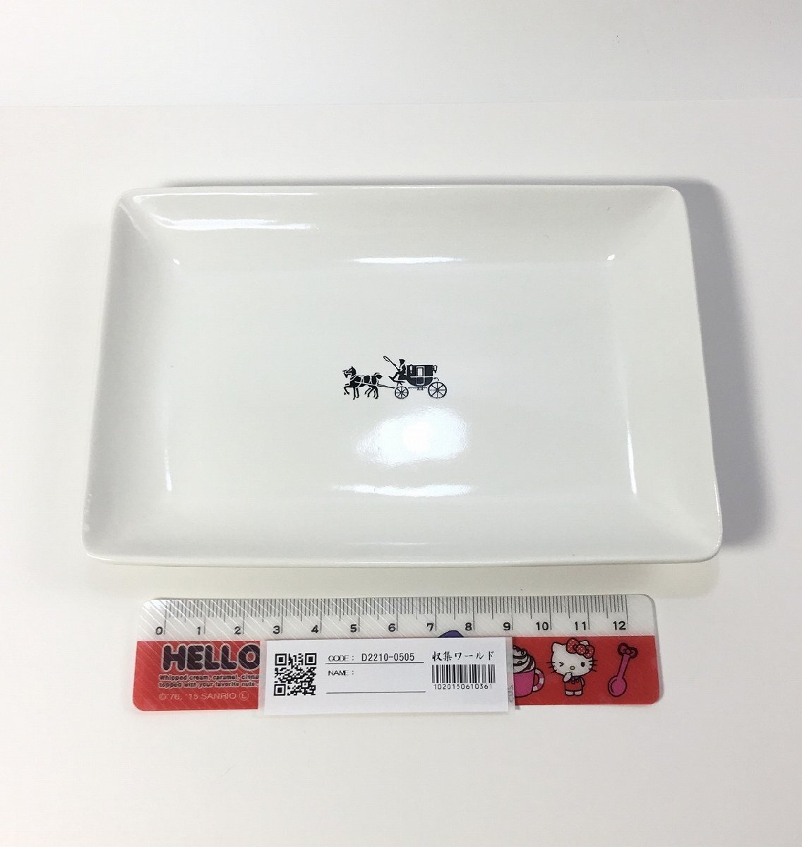 Yahoo!オークション - コーチ 長方形皿 16cm x 11cm COACH NEW YORK ス...