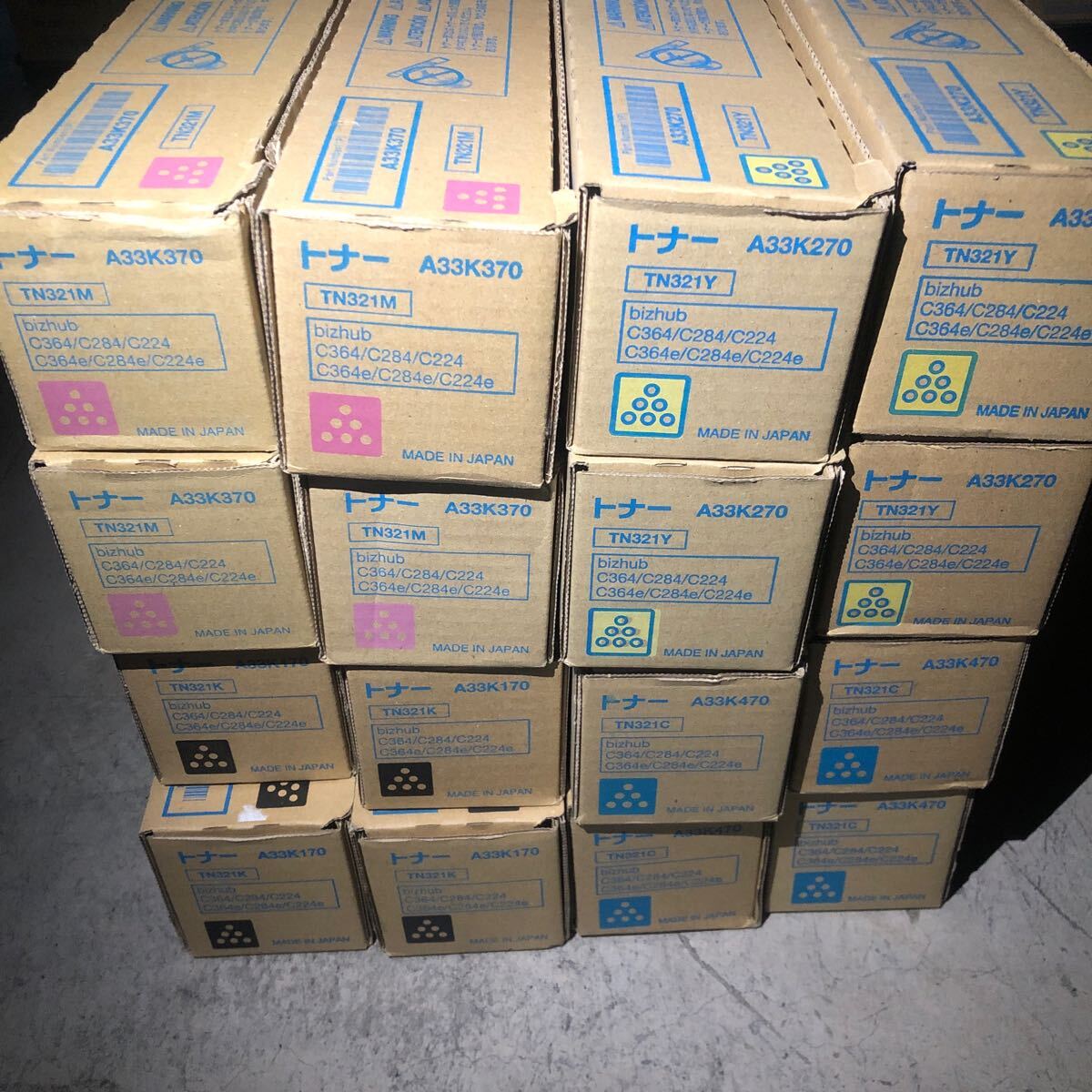 Yahoo!オークション - コニカミノルタ TN321 16本 4セット コニカミノ...