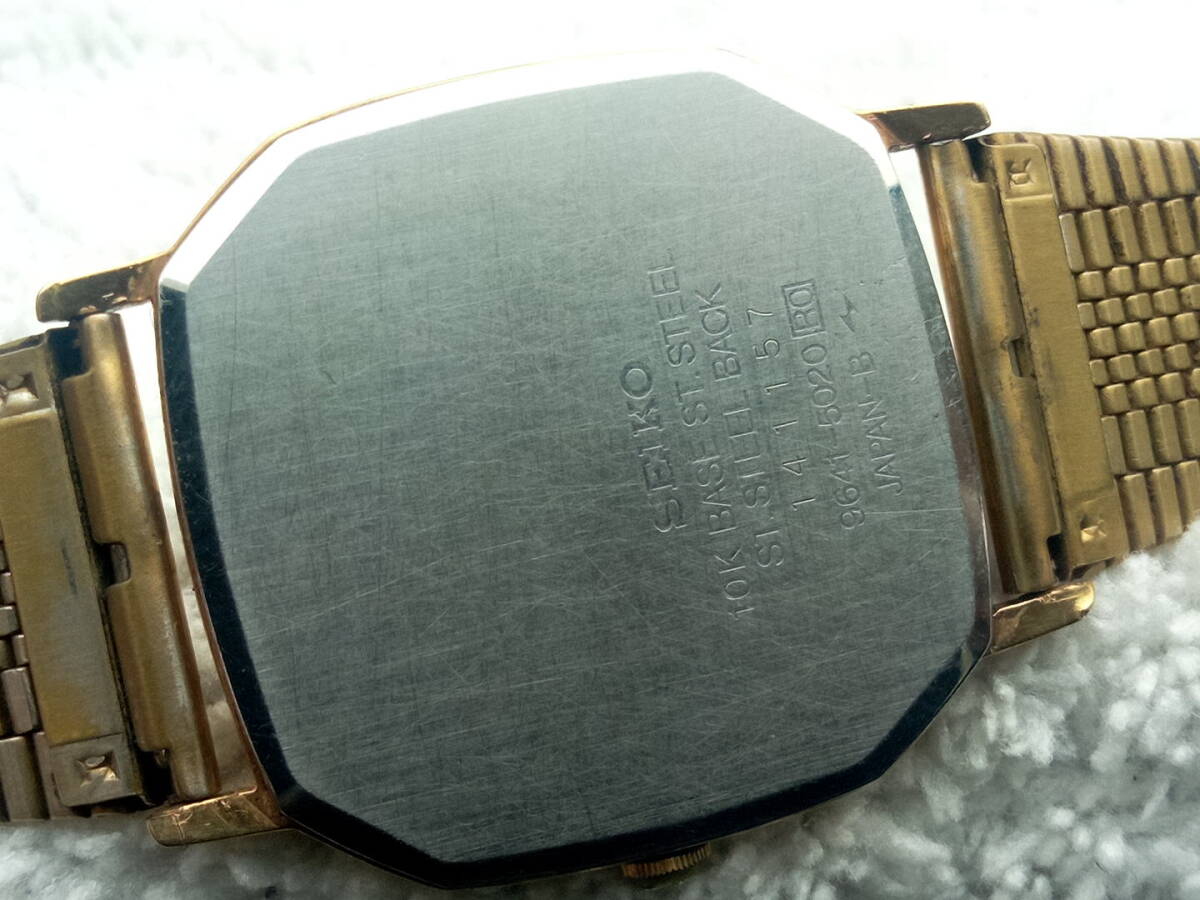 SEIKO Dolce セイコードルチェ 10K BASE ST.STEEL 10金ケース SEIKO Dolce セイコードルチェ 10K BASE ST.STEEL 10金ケース