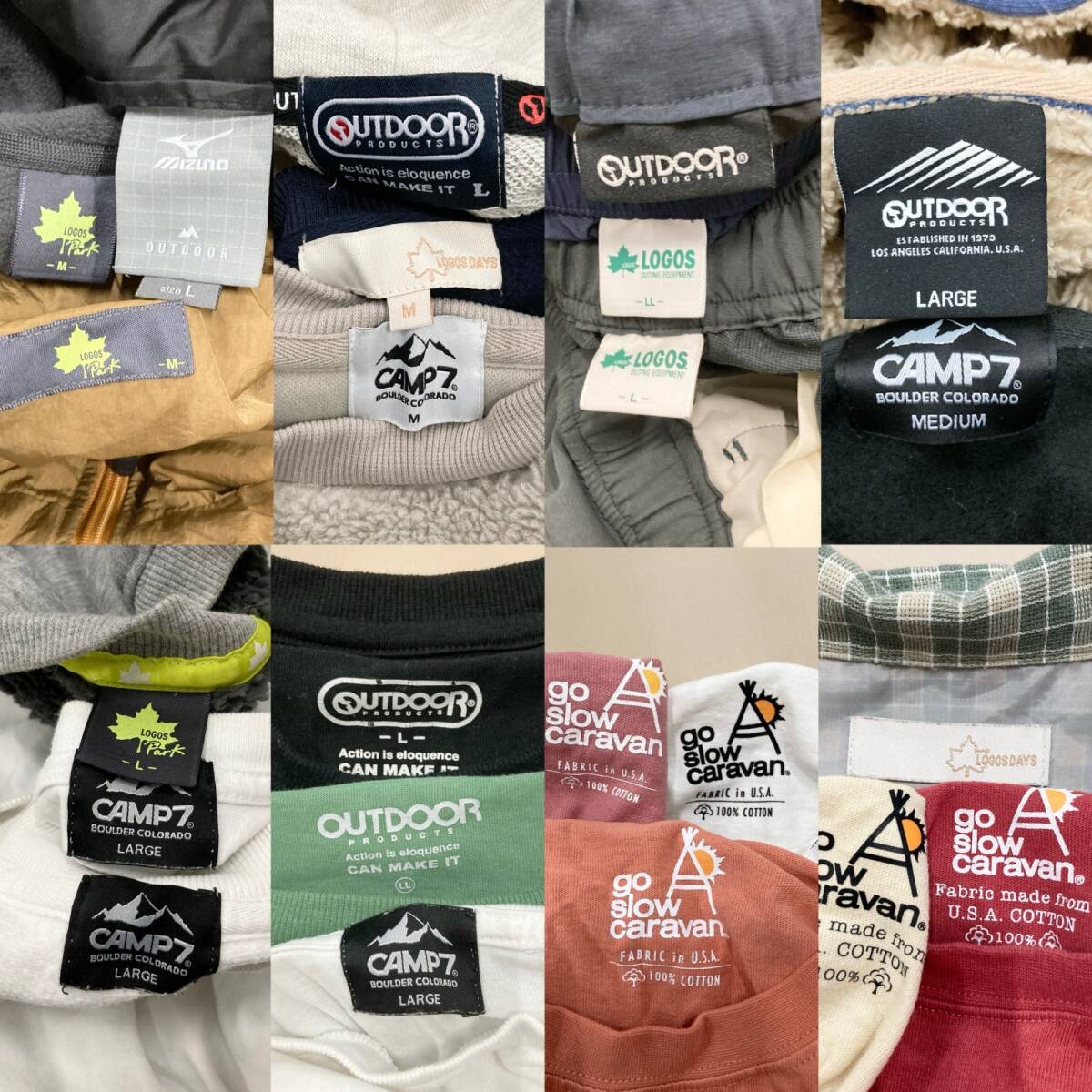 Yahoo!オークション - アウトドアブランド メンズ 23点 まとめ go slo...