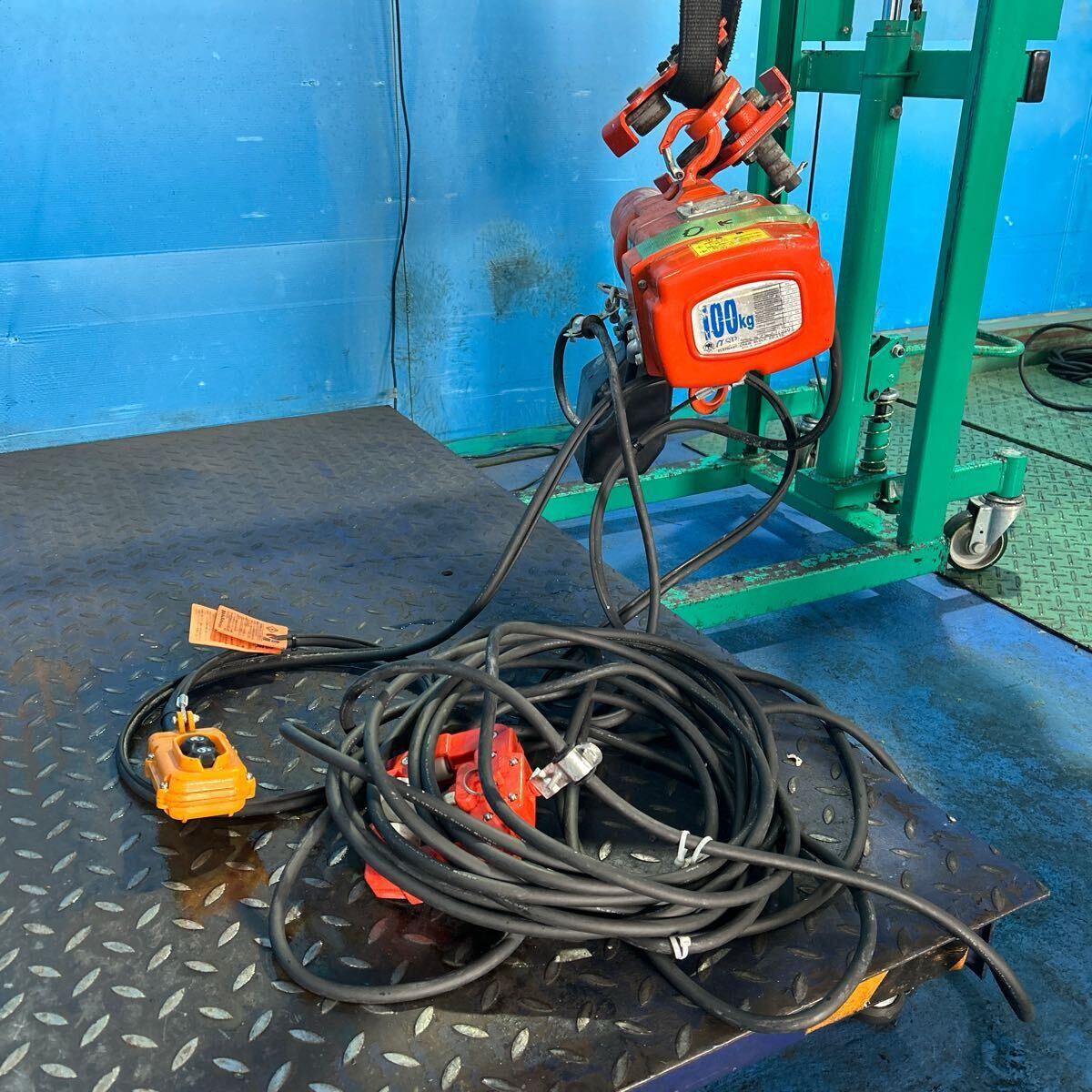 Yahoo!オークション - T180 ELEPHANT 象印 小型電気チェーンブロック ...