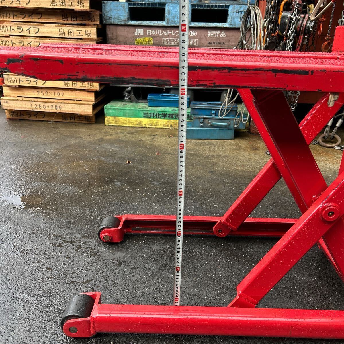 Yahoo!オークション - くT190 ビシャモン ハンドフォークリフト スクー...