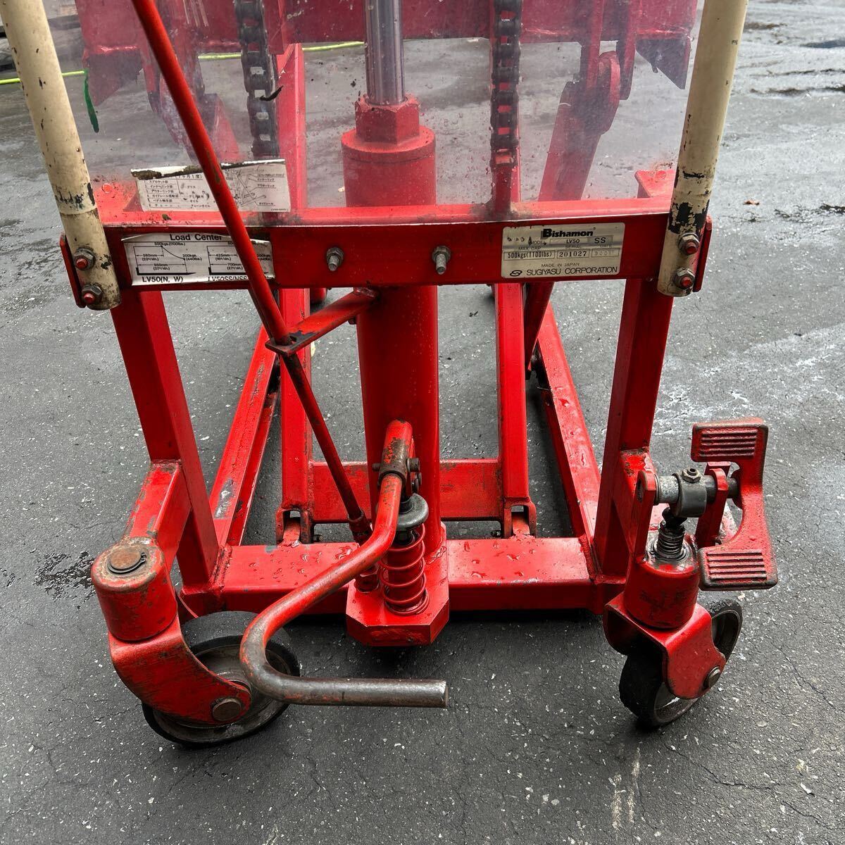 Yahoo!オークション - くT194 ビシャモン ハンドフォークリフト スクー...