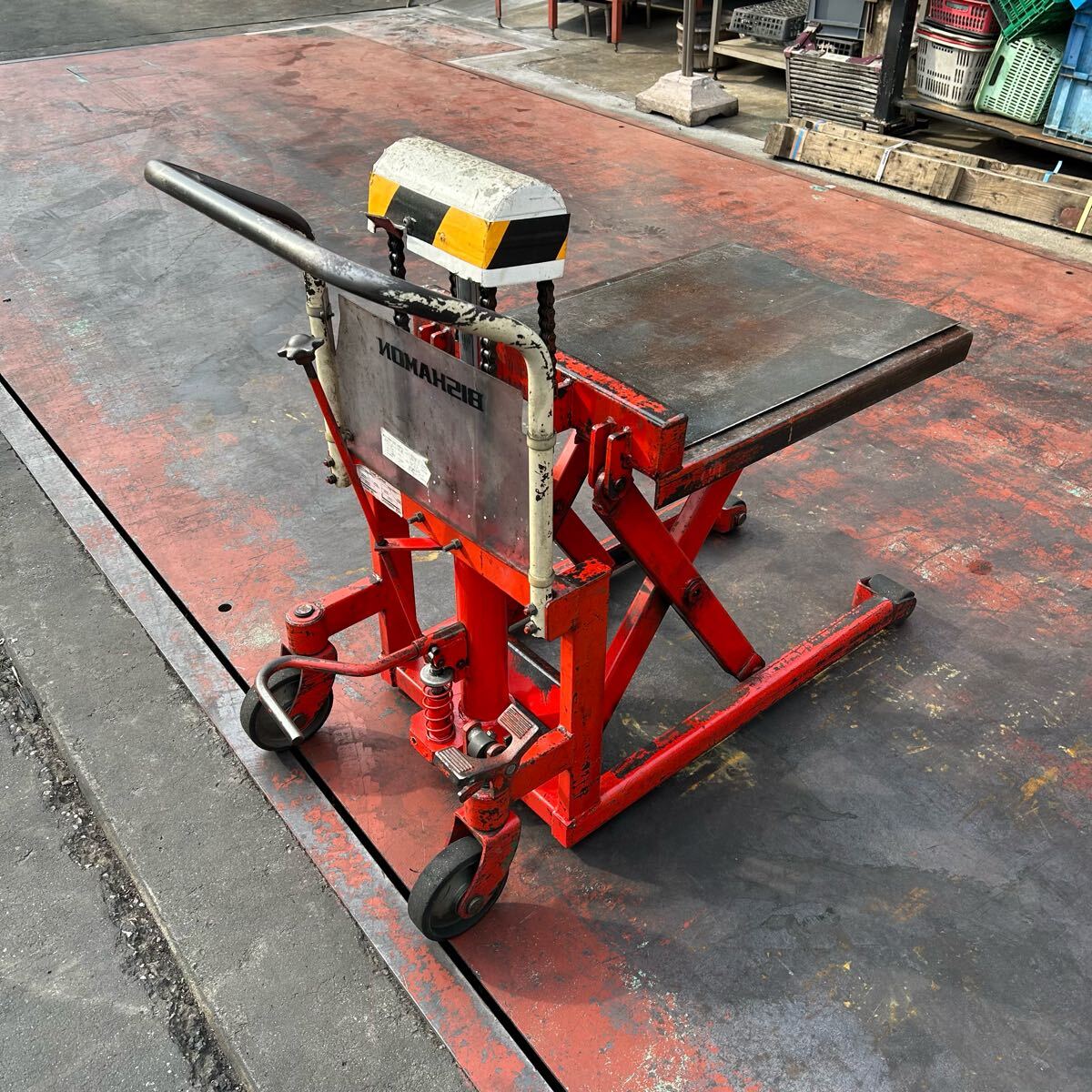 Yahoo!オークション - くT261 ビシャモン ハンドフォークリフト スクー...