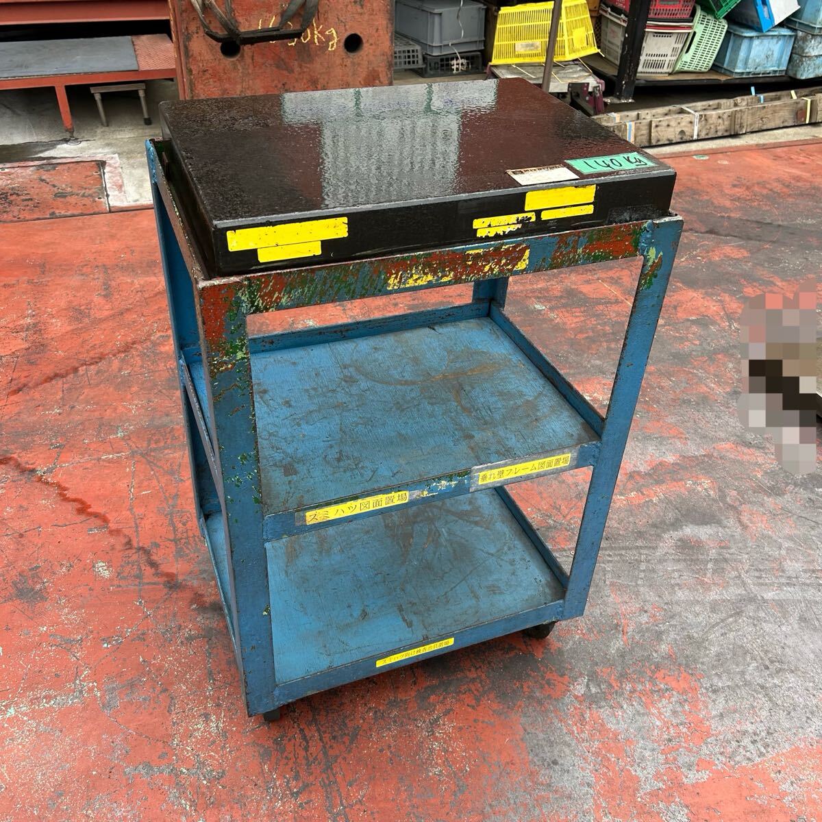 Yahoo!オークション - T518 Mitutoyo ミツトヨ 石定盤 作業台 定盤本体...