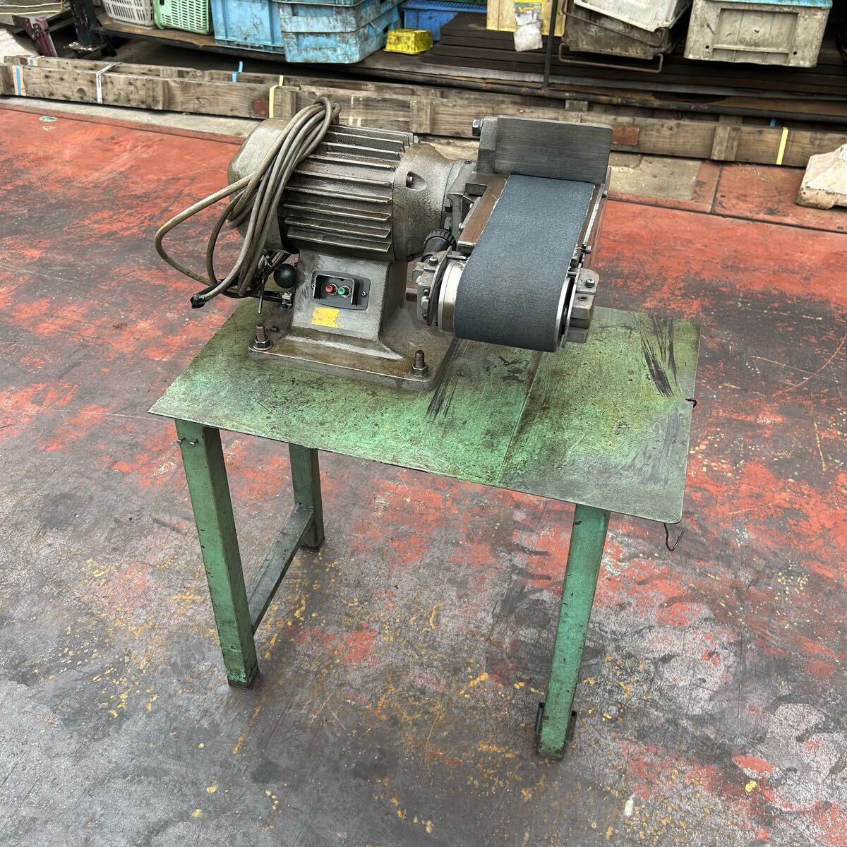 Yahoo!オークション - T519 HITACHI 日立 ベルトグラインダー BGH-100 ...