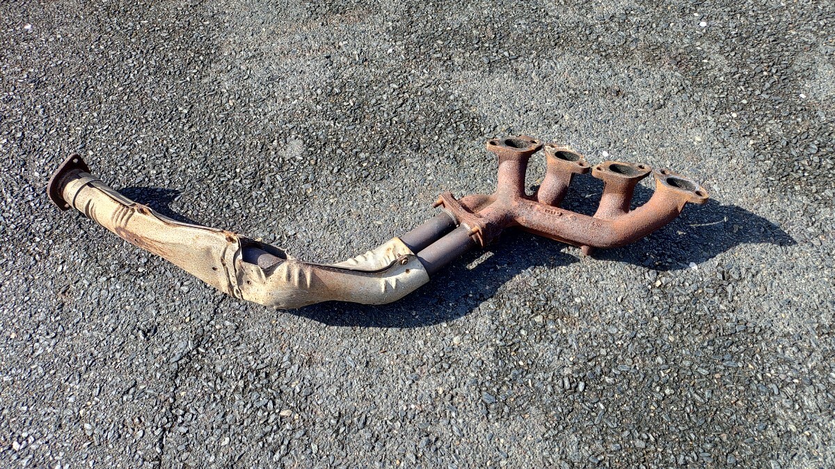 Yahoo!オークション - S15 NA 純正エキマニ スペックS SR20DE シルビア...