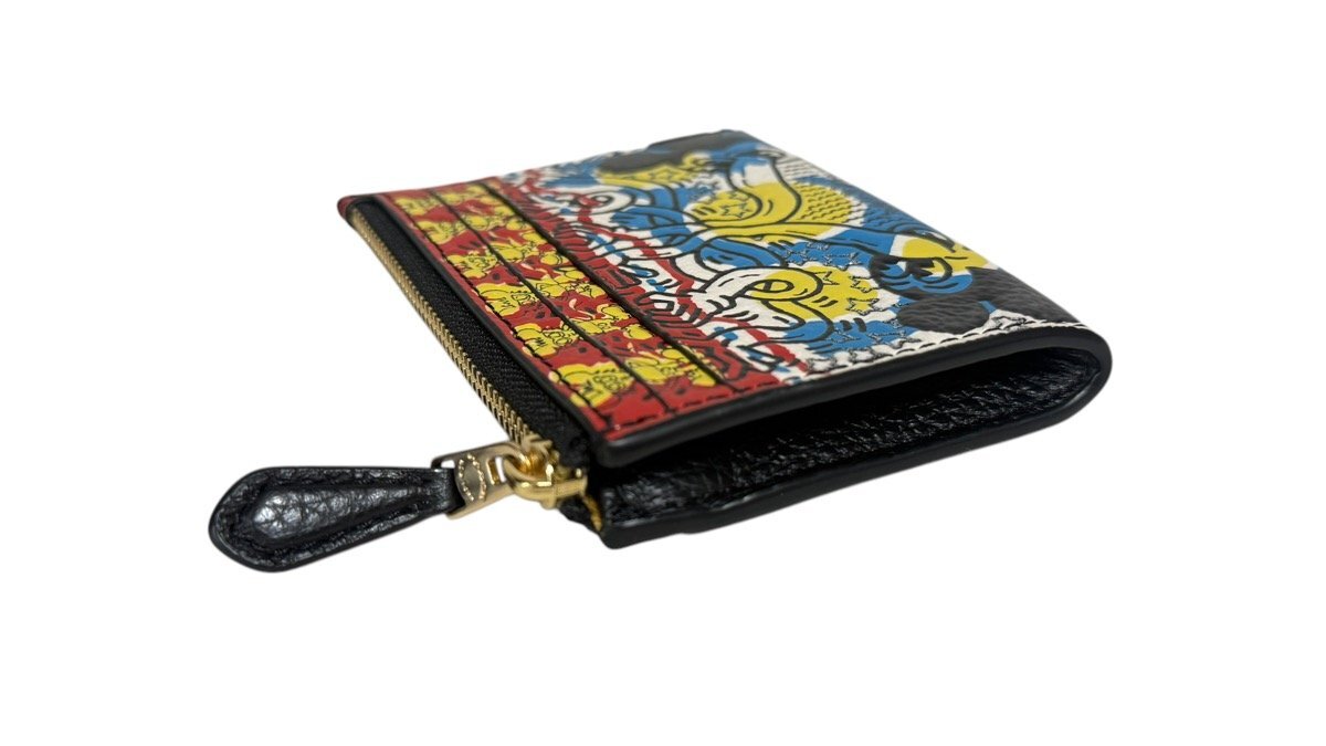 1円○新品同様○コーチ×ミッキー○キーリング付コインケース 1円○新品同様○コーチ×ミッキー○キーリング付コインケース