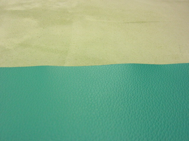 Yahoo!オークション - 4304 シュリンクデザイン 牛革 エメラルドグリ...