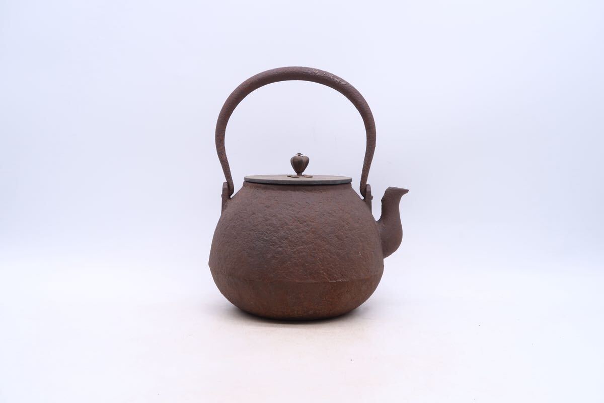 鉄瓶 龍文堂造 煎茶道具 茶道具 金属工芸 急須 時代物 湯沸 銅蓋 鉄瓶 龍文堂造 煎茶道具 茶道具 金属工芸 急須 時代物 湯沸 銅蓋