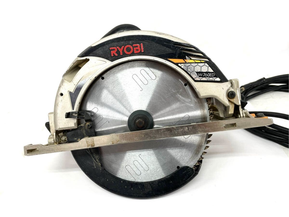 Yahoo!オークション - 外観美品 RYOBI W-760ED 電子丸ノコ リョービ
