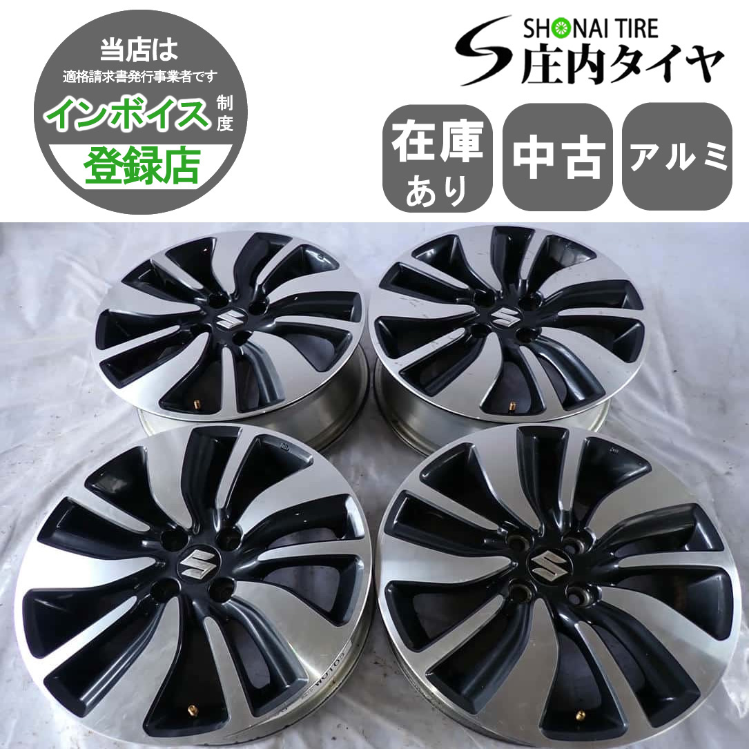 4本SET 会社宛 16×6J スズキ スイフト RS ZC83S イグニス 純正 ブラポリ アルミ 4穴 PCD 100mm +45 ハブ径54mm 特価 NO W0103(純正品)｜売買さ ...