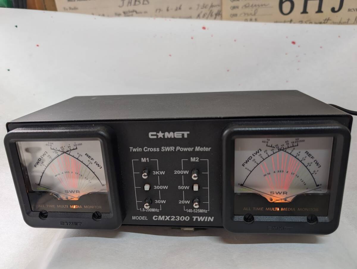 Yahoo!オークション - ハイパワー電力計 3kW SWR計 コメット CMX2300T ...