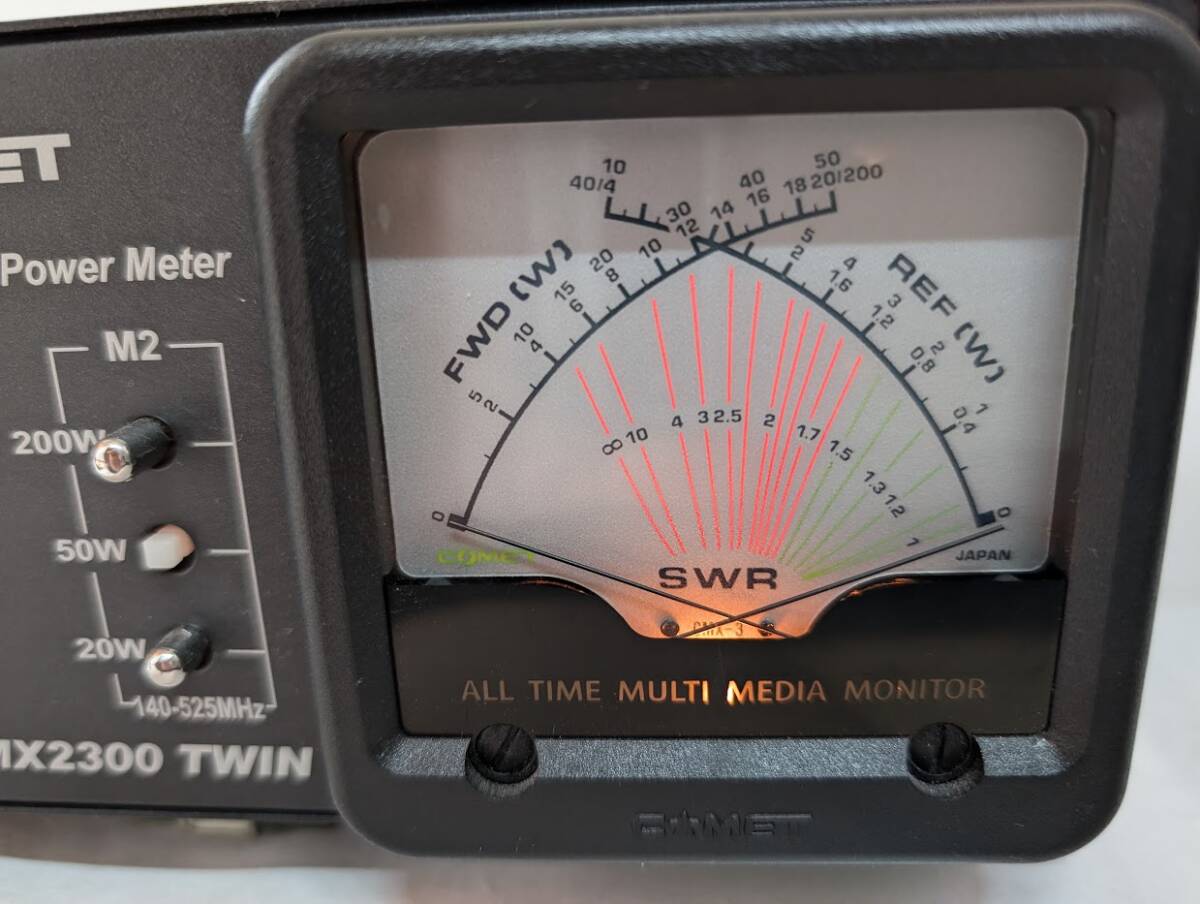 Yahoo!オークション - ハイパワー電力計 3kW SWR計 コメット CMX2300T ...