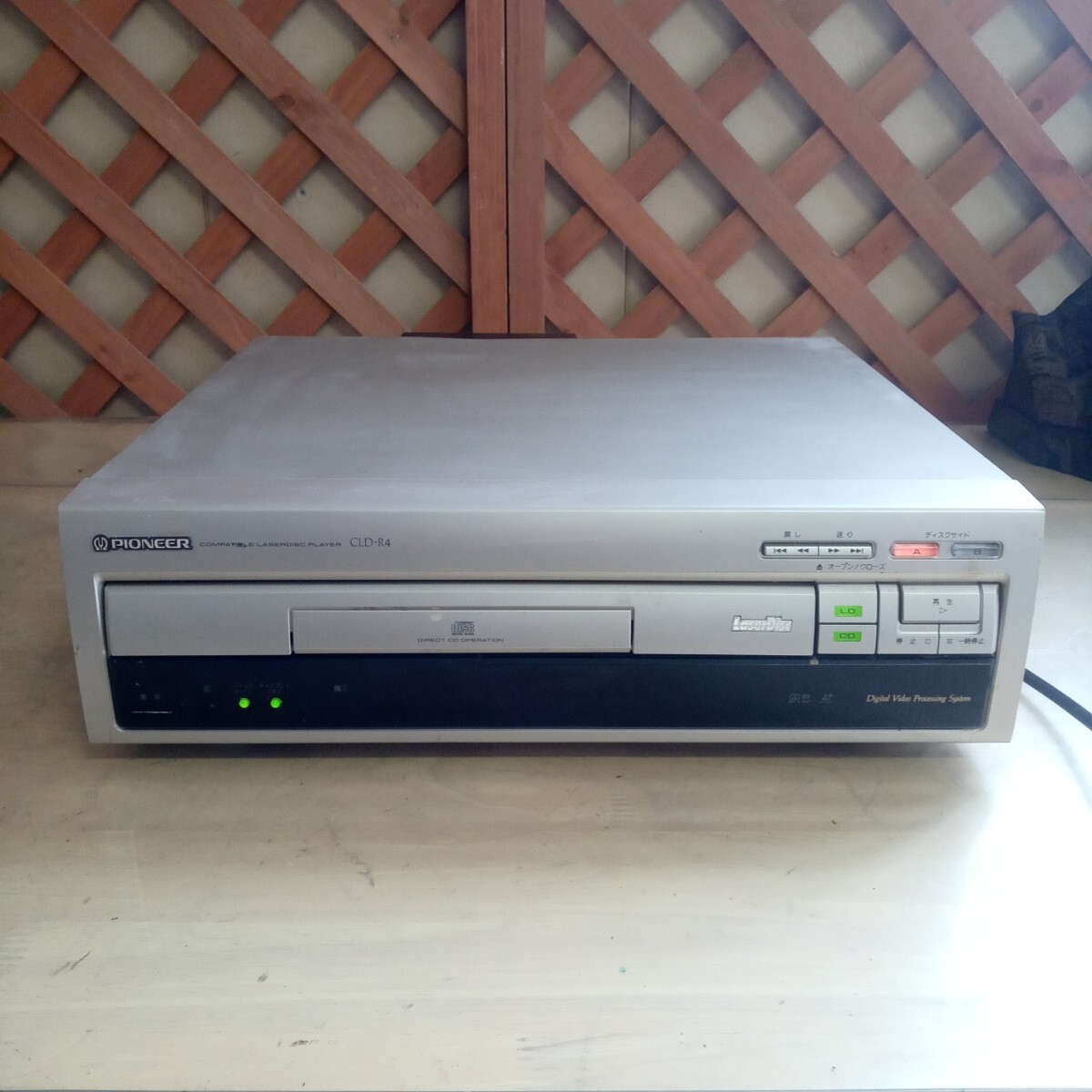 Yahoo!オークション - C504 PIONEER パイオニア CLD-R4 CD LDプレーヤ...