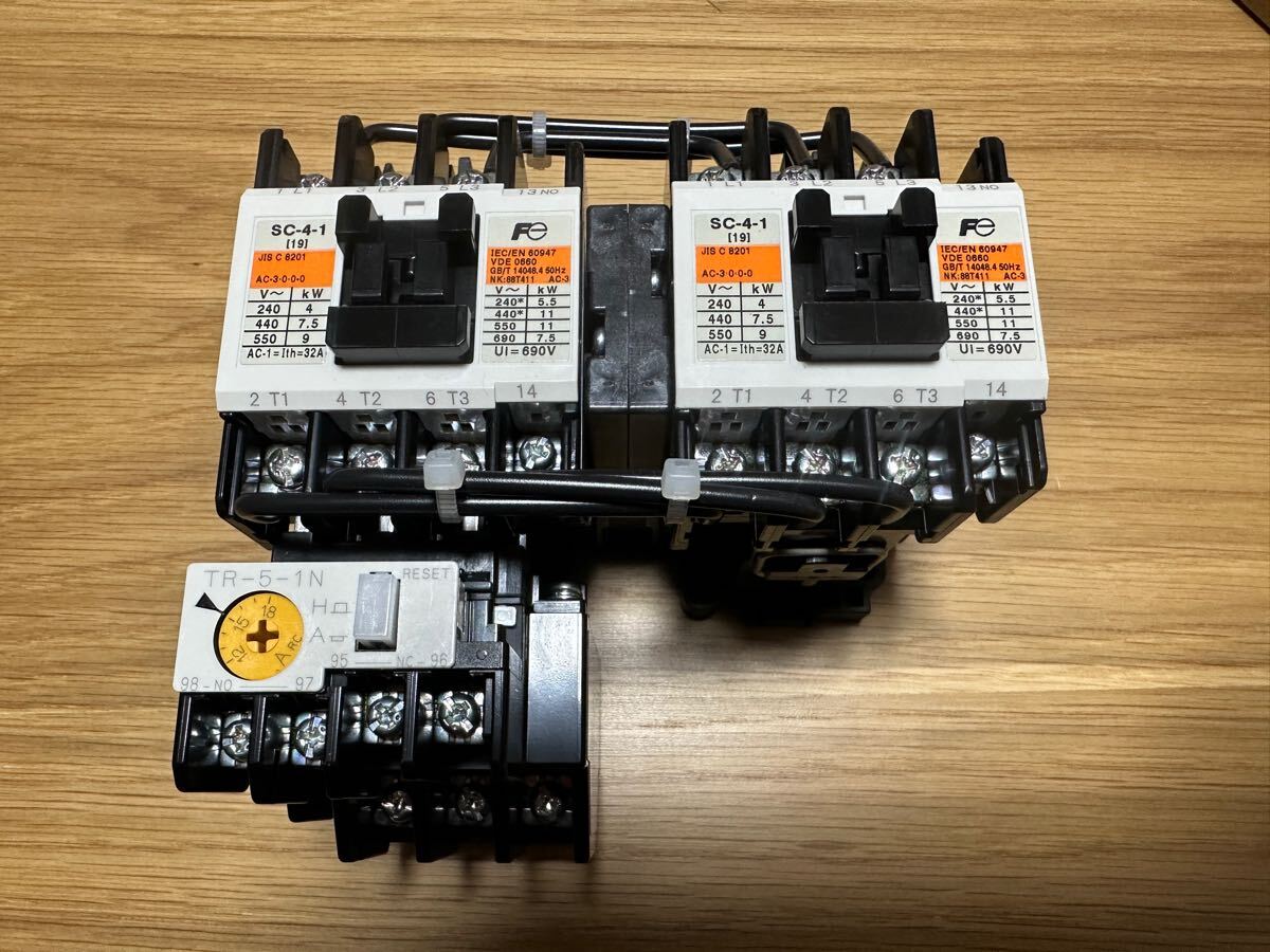 Yahoo!オークション - 富士電機 可逆形 電磁開閉器 SW-4-1RM 未使用 検...