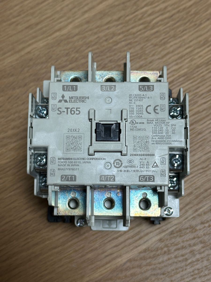 Yahoo!オークション - 三菱電機 電磁開閉器 電磁接触器 S-T65 未使用