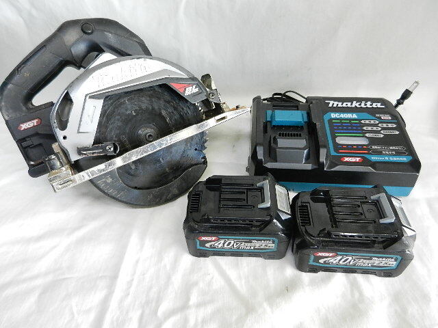 Yahoo!オークション - マキタ 40v 充電式 マルノコHS001GRDX...