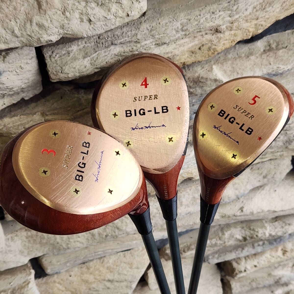 HONMA PERSIMMON SUPER BIG-LB ウッド3本まとめ 3 4 5 ホンマ HONMA PERSIMMON SUPER BIG-LB ウッド3本まとめ 3 4 5 ホンマ