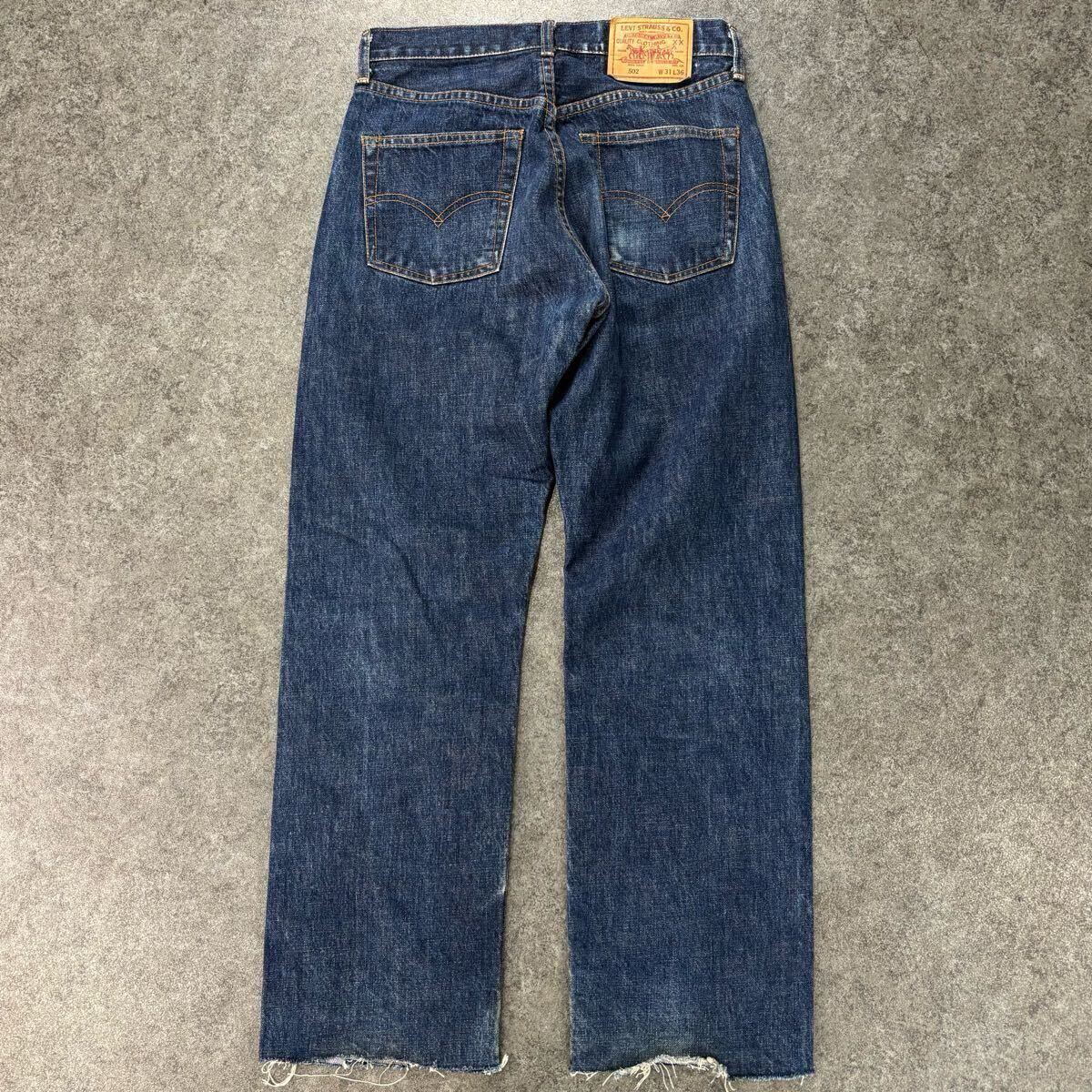 日本製 LEVI'S リーバイス 502 デニムパンツ セルビッチ 日本製 LEVI'S リーバイス 502 デニムパンツ セルビッチ